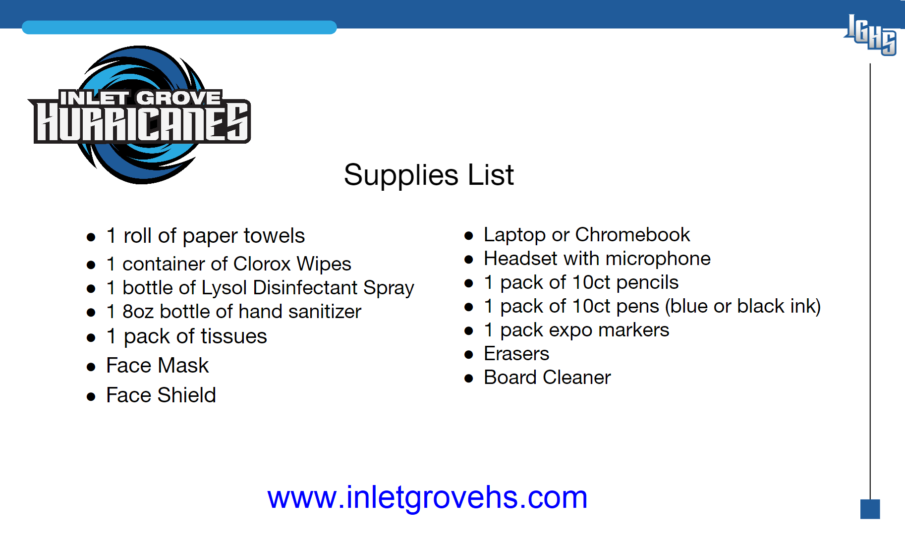 Student Resources – Inlet Grove Community High School